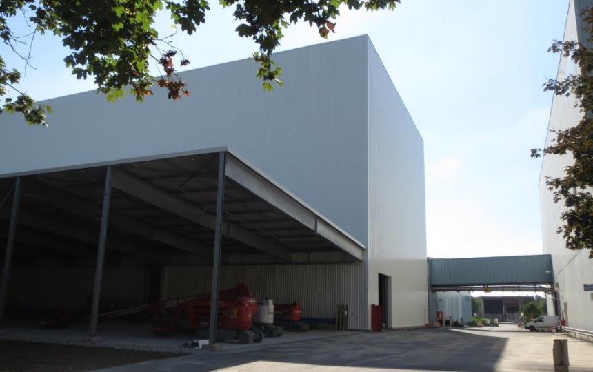 Fully automated high stack warehouse for Blue Paper